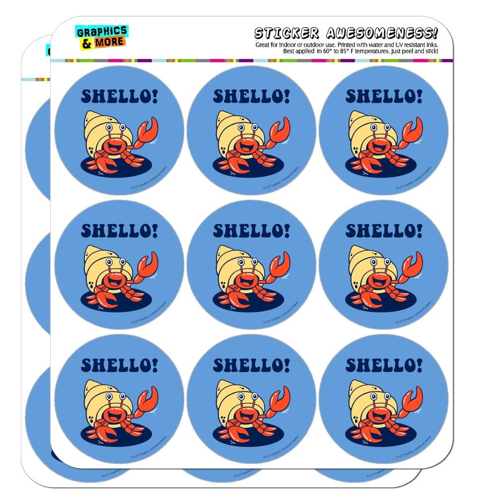 Shello Hello Hermit Crab Shell Funny Humor Planner Calendar ...