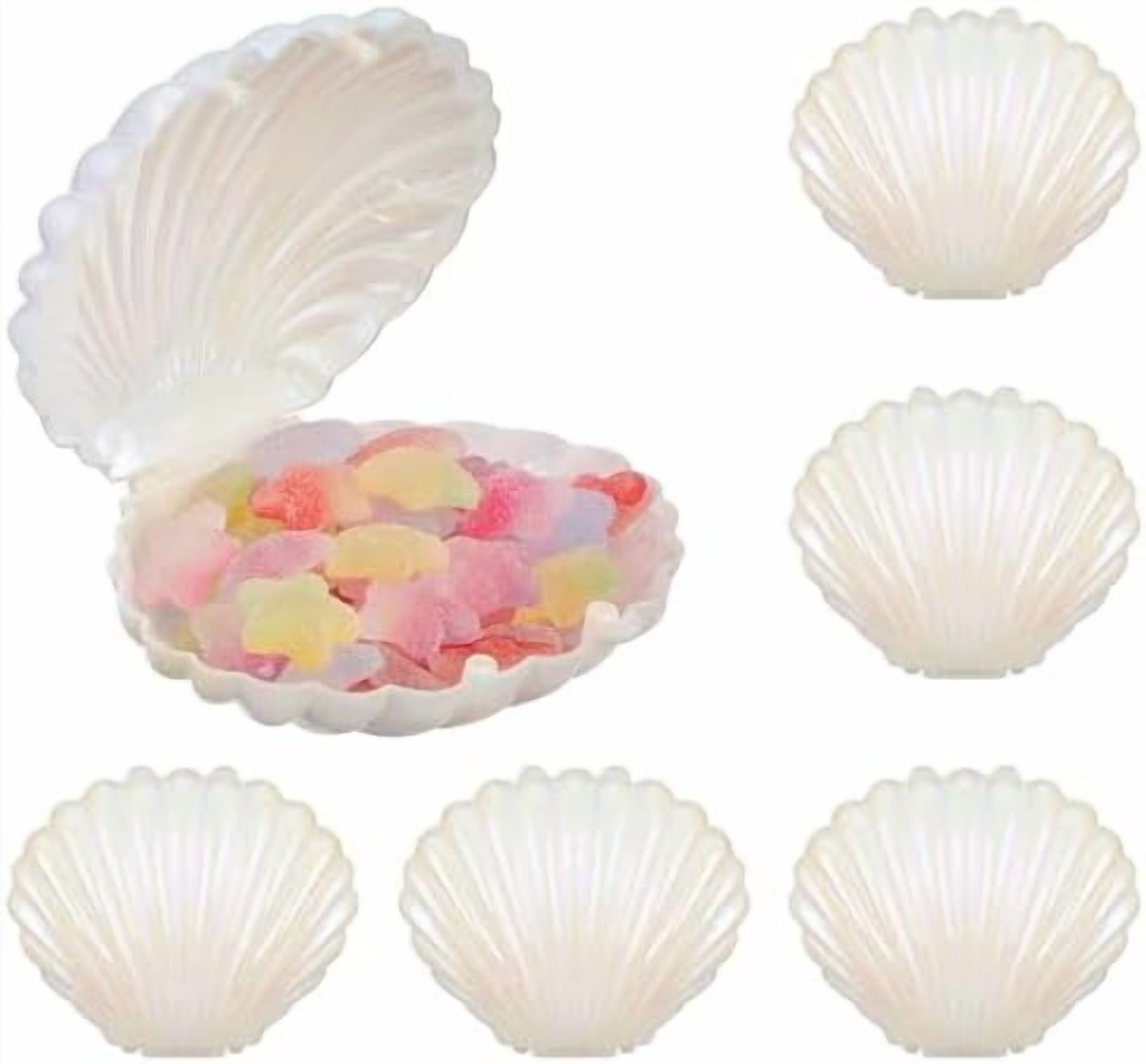 Shells Candy Box 30pcs Seashell Party Favor Box Sea Clam Treat ...