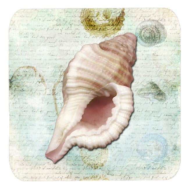 Shells Foam Coasters - Set Of 4, 3.5 x 3.5 In. - Walmart.com