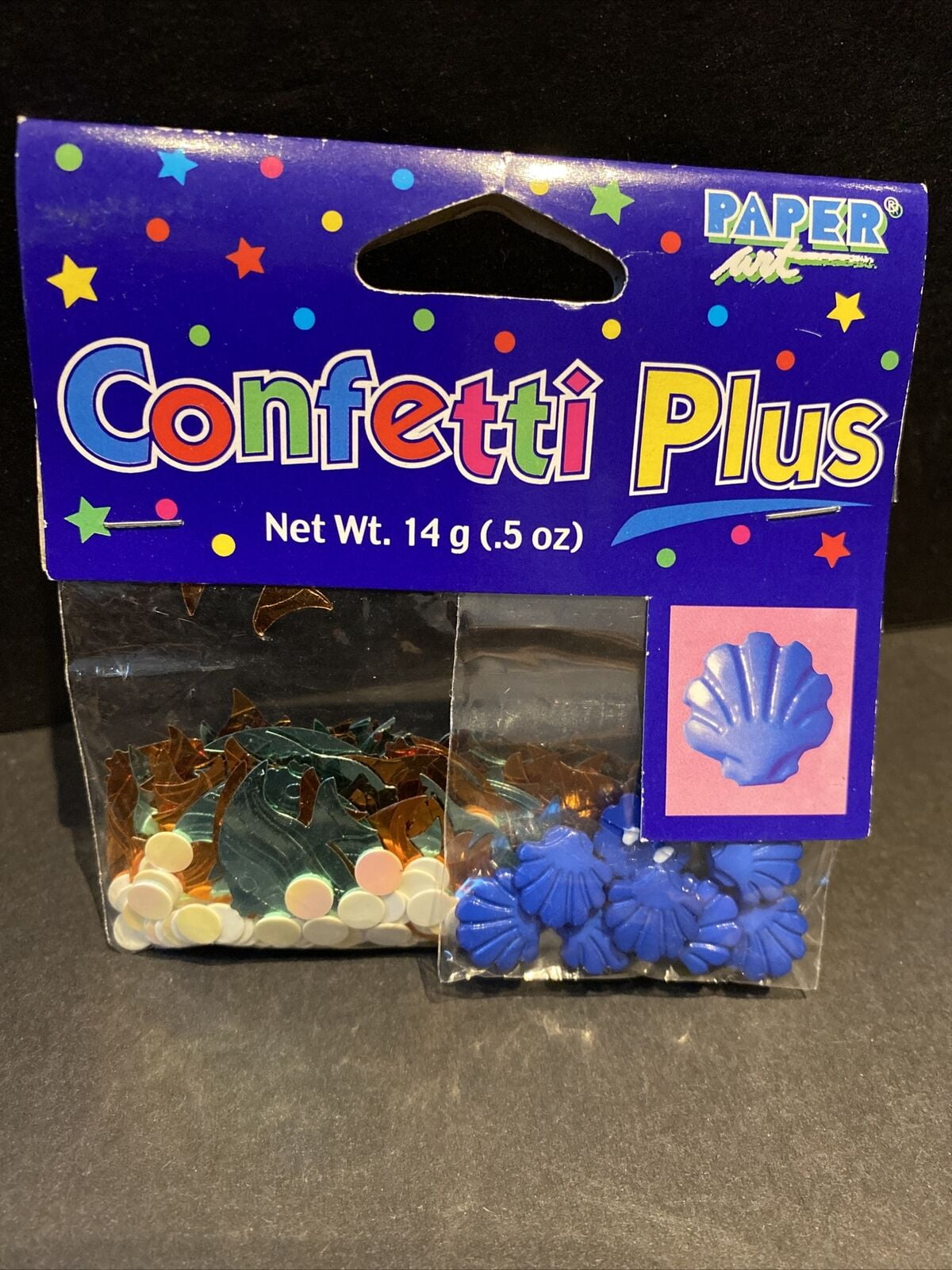 Shells & More Time Confetti Plus Blue Shells NEW - Walmart.com