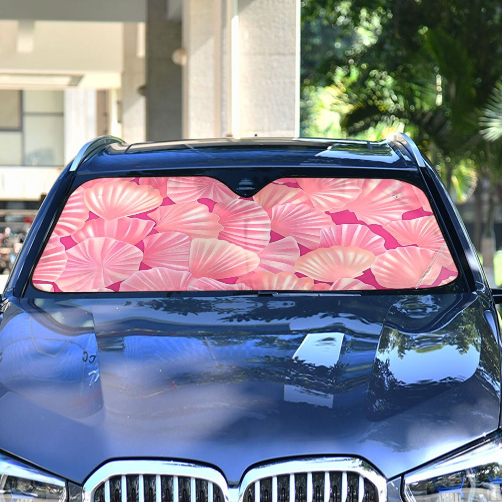 Shells Pink Automotive Front Car Windshield Sun Shade Reflector ...