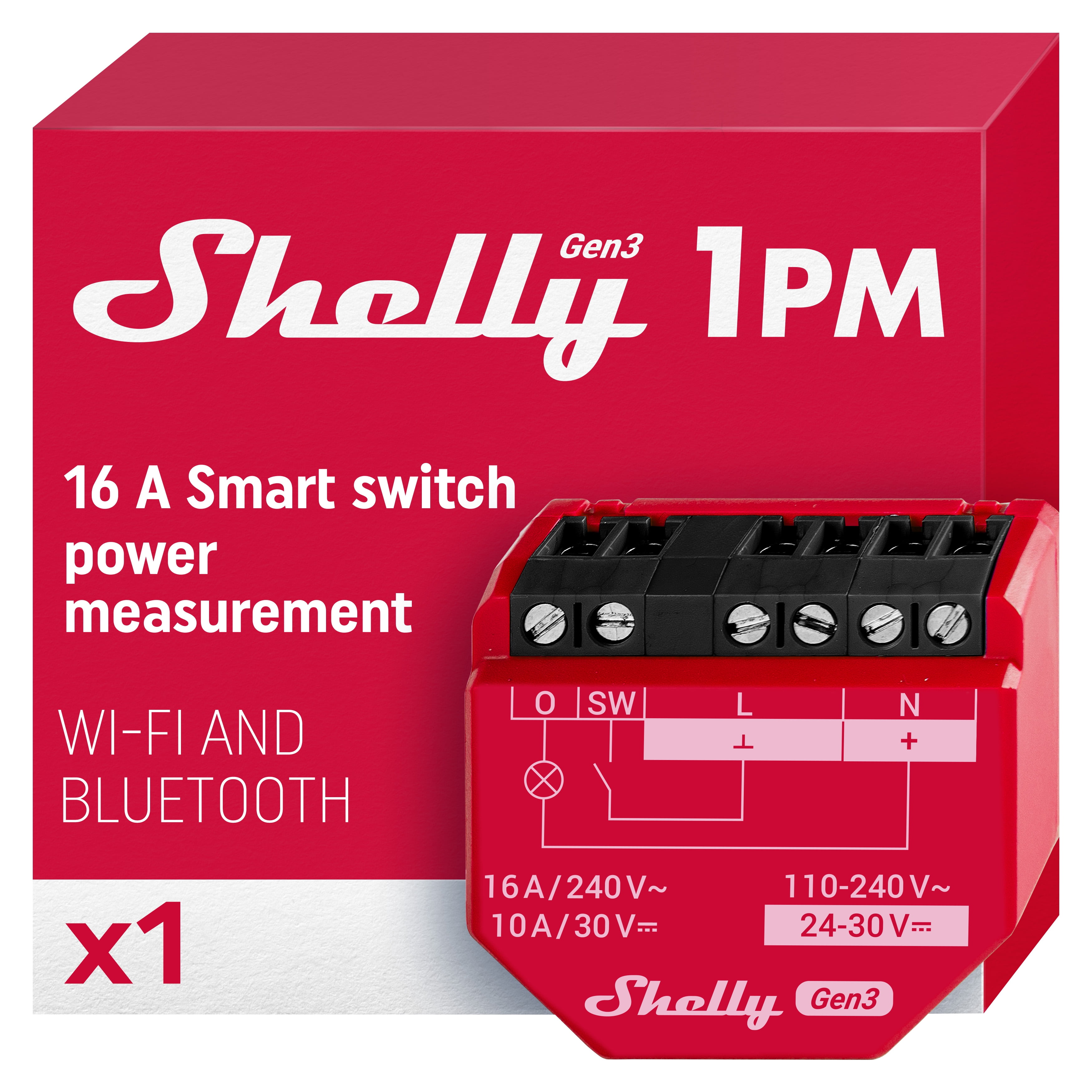 Shelly 1PM Gen3 - Walmart.com