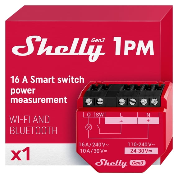Shelly 1PM Gen3 - Walmart.com