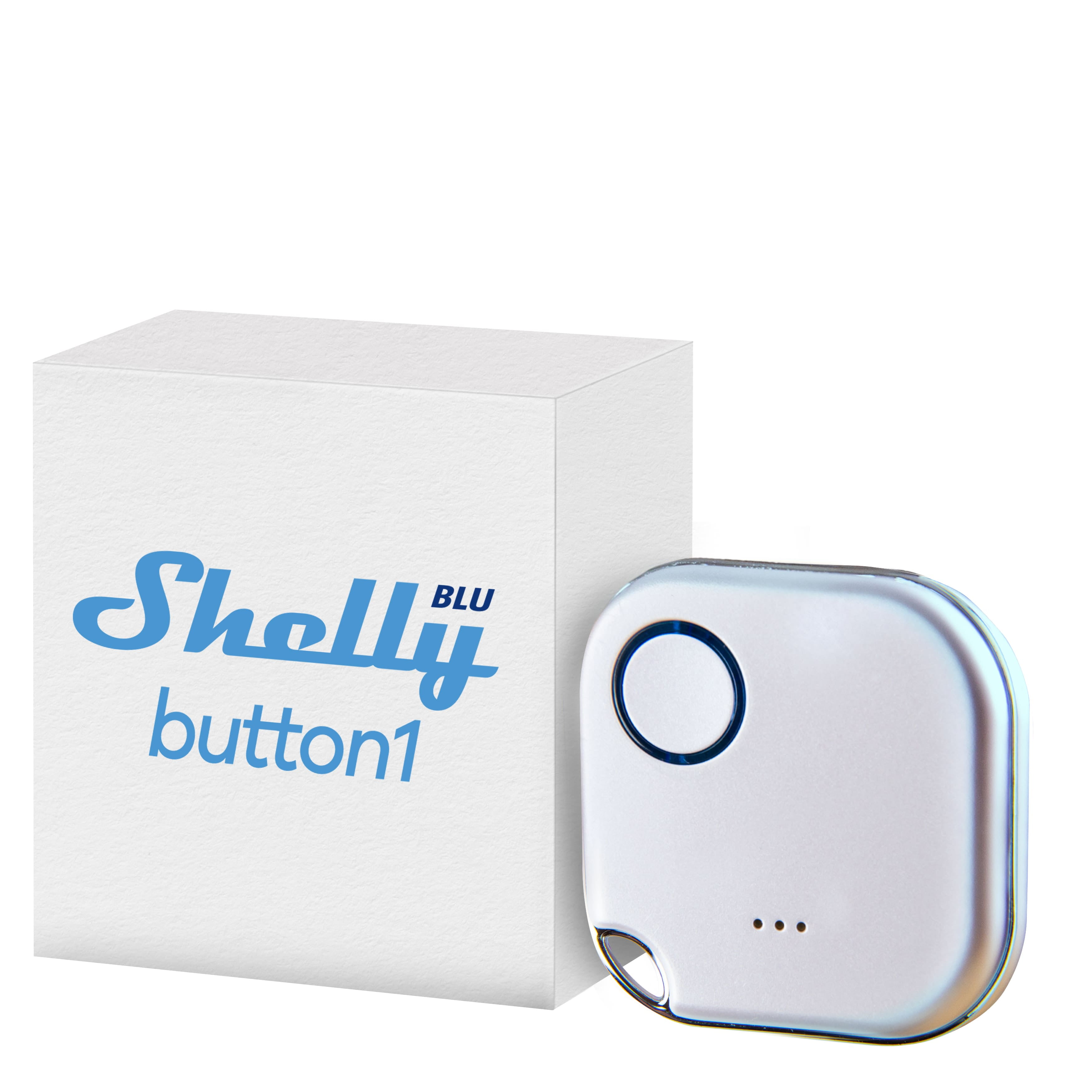 Shelly BLU Button 1 White | Bluetooth-Operated Action And Scenes ...