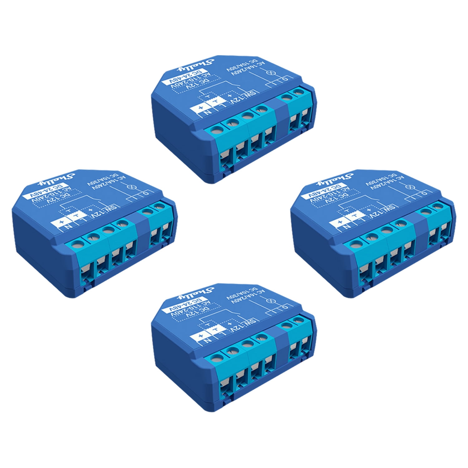 Shelly Plus 1 Relay Switch, WiFi Smart Home Automation, Compatible with ...