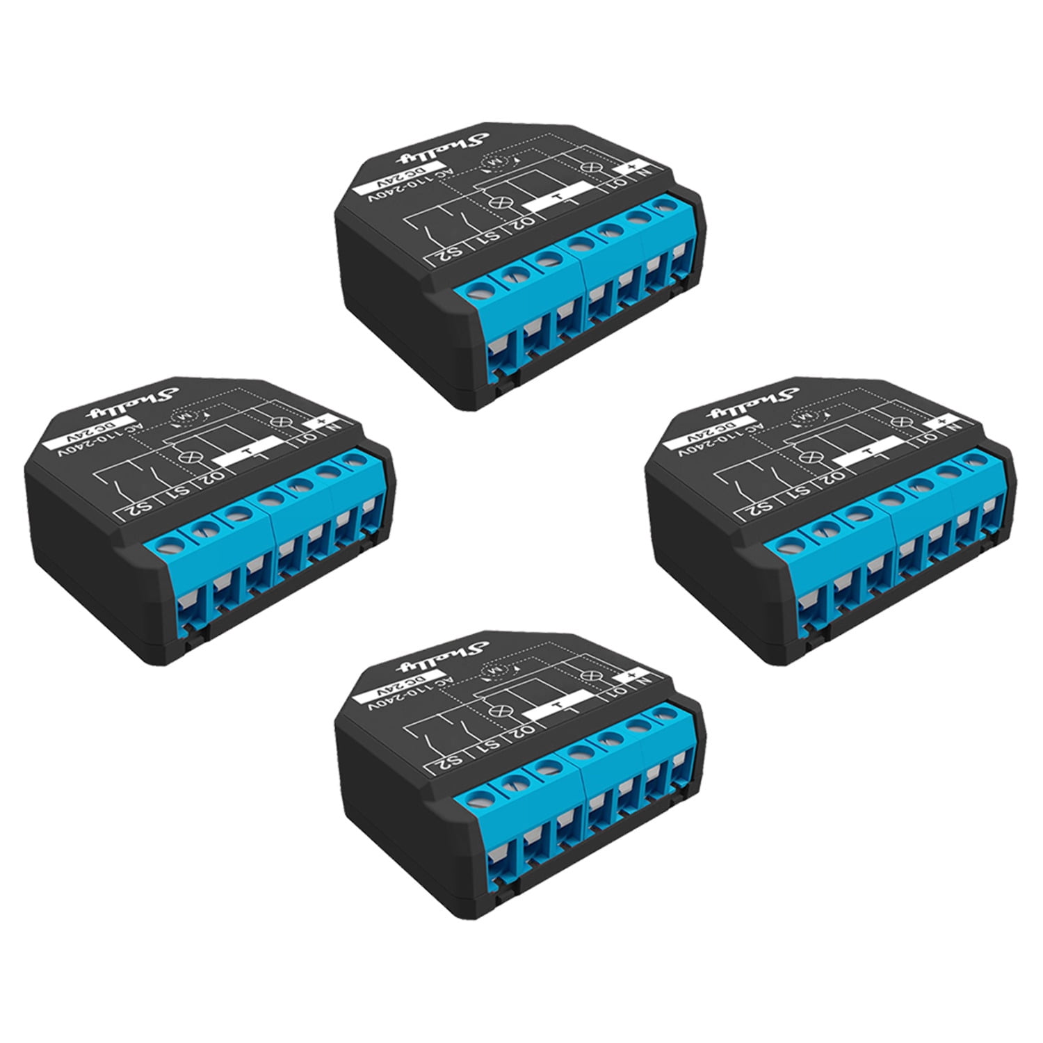 Shelly Plus 2PM x4 - Walmart.com
