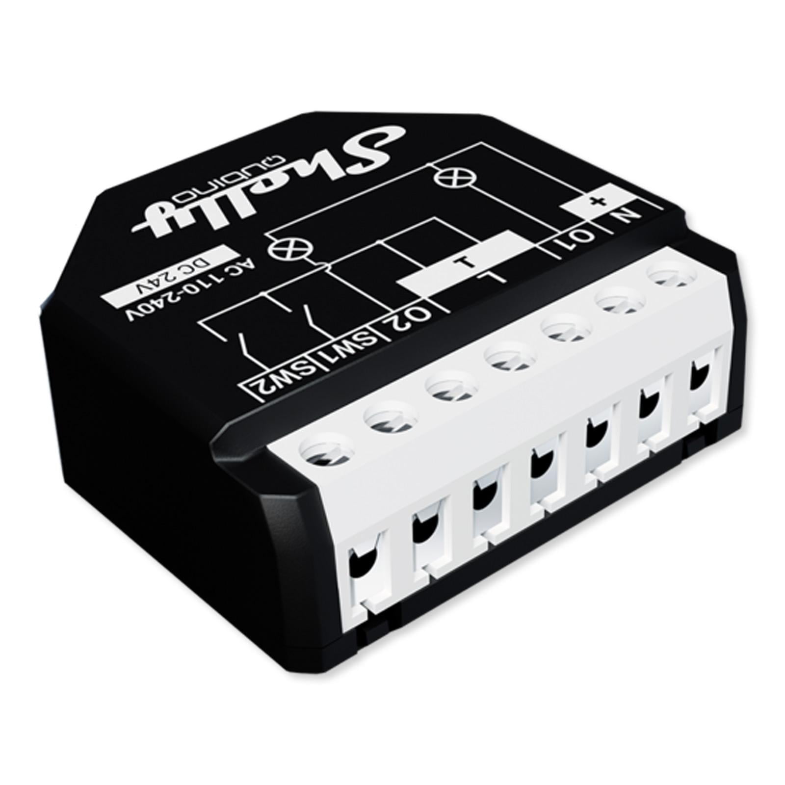 Shelly Qubino Wave 2PM Z-Wave Relay Module with Power Monitoring (Wave ...