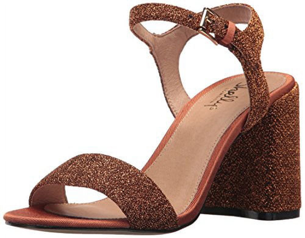 Shellys London Gale Burnt Orange Retro High Block Heel Open Toe Pump ...