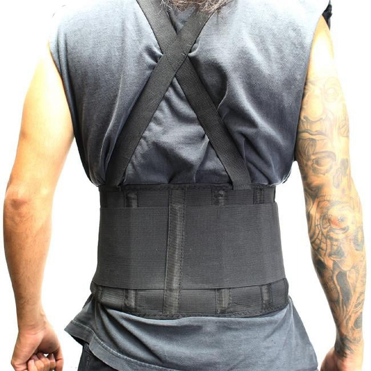 Shelter 206-XXL Perrini Heavy Squat Power Weight Lifting Back Support ...