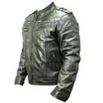 Shelter 9634-3XL New Mens Genuine Sheep Skin Leather Fashion Jacket, 4 ...