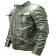 Shelter 9636-M New Mens Genuine Sheep Skin Leather Fashion Jacket 2 ...