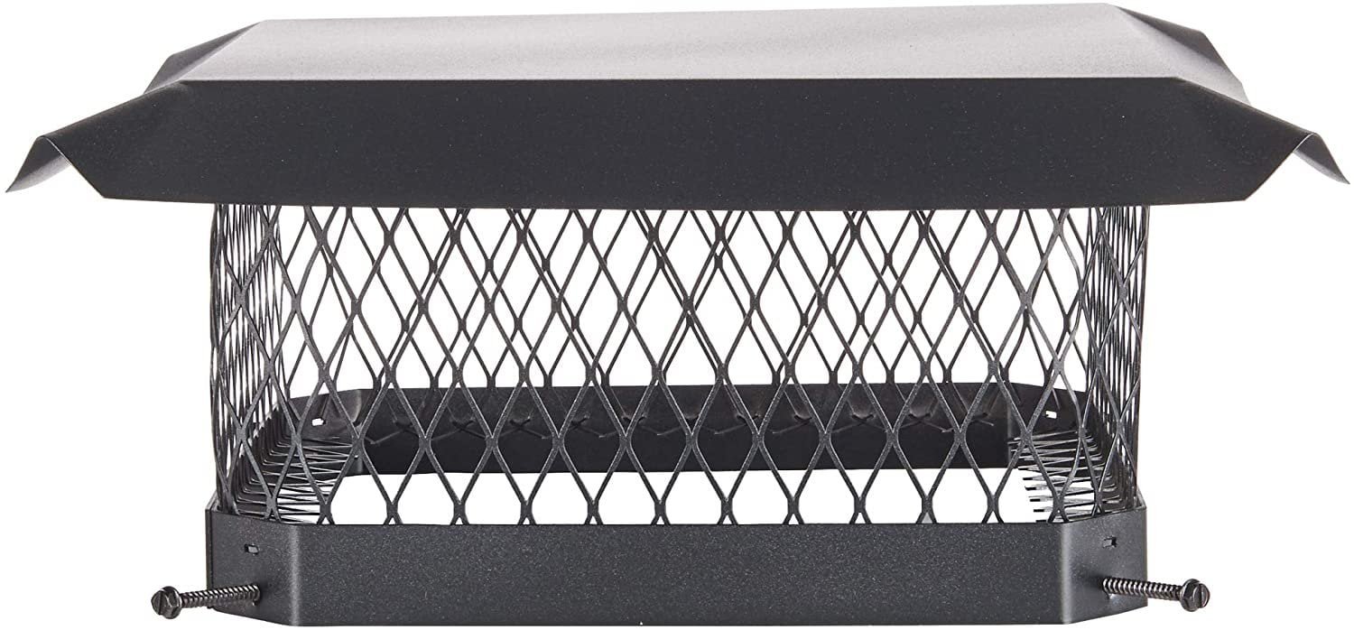 Shelter SC1313 Galvanized Steel Chimney Flue Cover, Fits Outside Tile ...