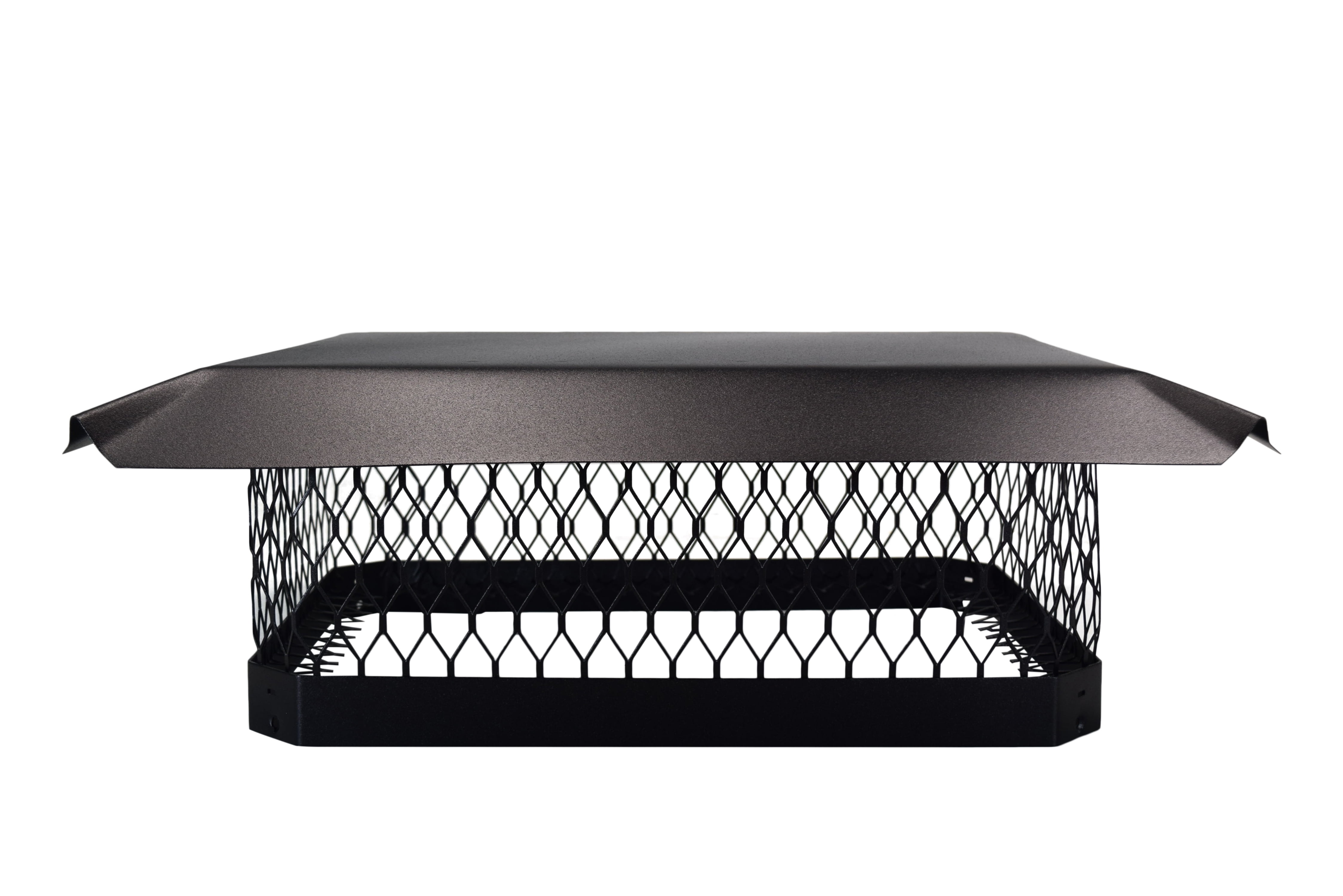 Shelter SC1318 13" x 18" Galvanized Steel Mesh Chimney Cap (Black ...