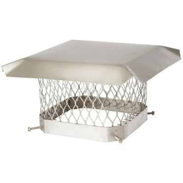 Shelter SCSS913 Single-Flue Stainless Steel Chimney Cap (9" x 13 ...