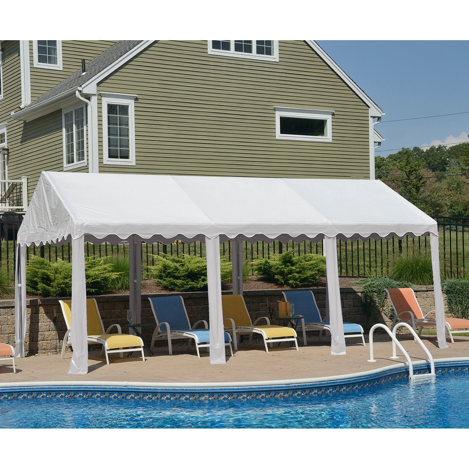 ShelterLogic 10'x20' Outdoor Canopy Waterproof Shade Tent Camping ...