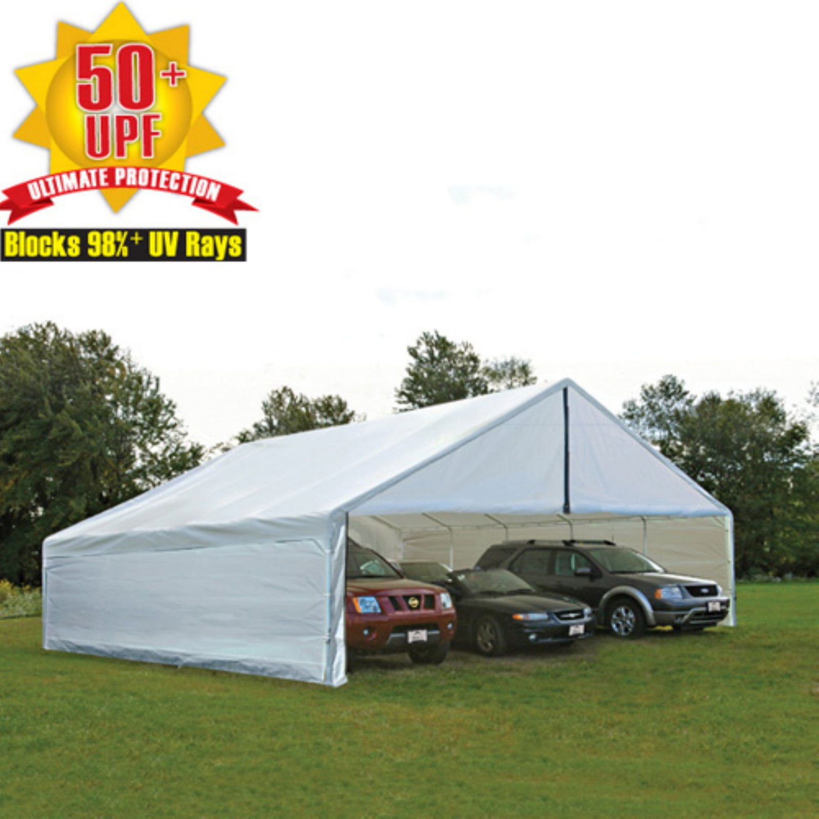 ShelterLogic 30 ft. White Canopy Enclosure Kit - Walmart.com
