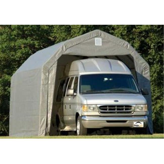 ShelterLogic 97053 12x20x9 Barn Shelter- Grey Cover - Walmart.com