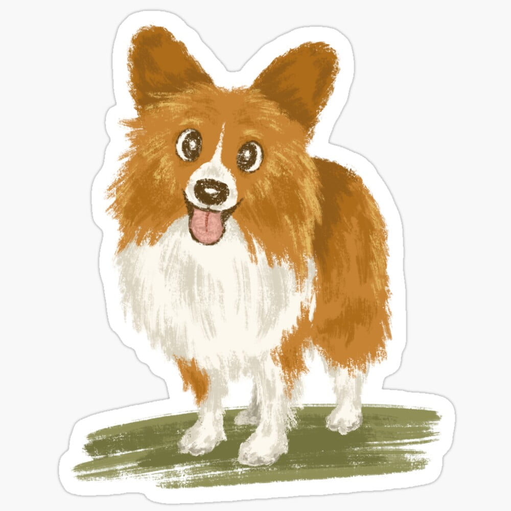 Sheltie Sticker Phone Decal Water Bottle Stickers Car Decals, Laptop ...