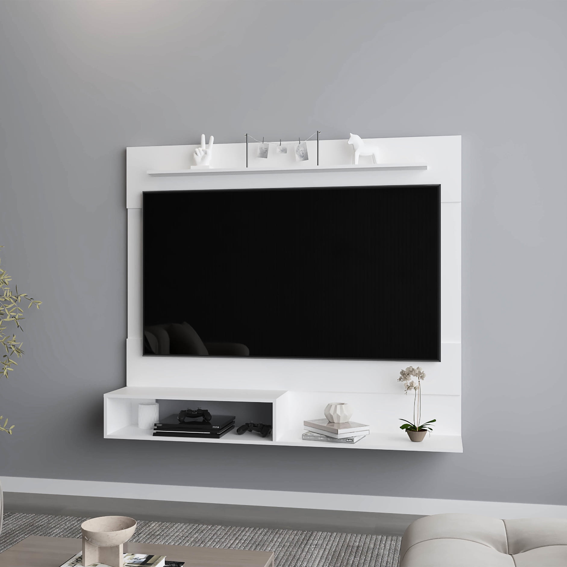 Shelved Wall - Mounted Unit | Provides Storage for Gaming Consoles in ...