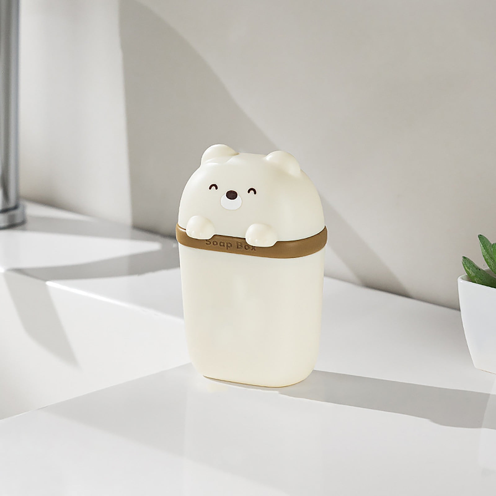 Shelves Travel Soap Box Portable Cartoon Soap Box With Lid And Drain ...