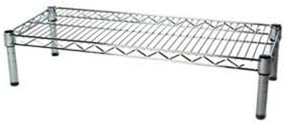 Shelving Inc. 12" d x 30" w Chrome Wire Shelving with 1 Tier Shelf ...