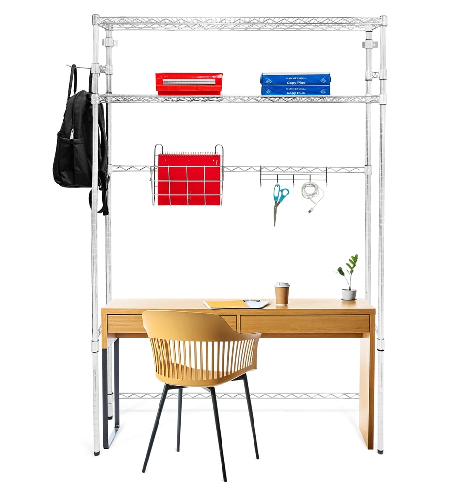 Shelving Inc. 12"d x 48"w x 72"h Over-The-Desk-Storage, Weight Capacity ...