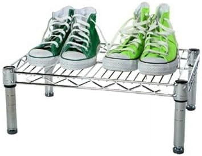 Shelving Inc. 14" d x 18" w Chrome Wire Shelving with 1 Tier Shelf ...