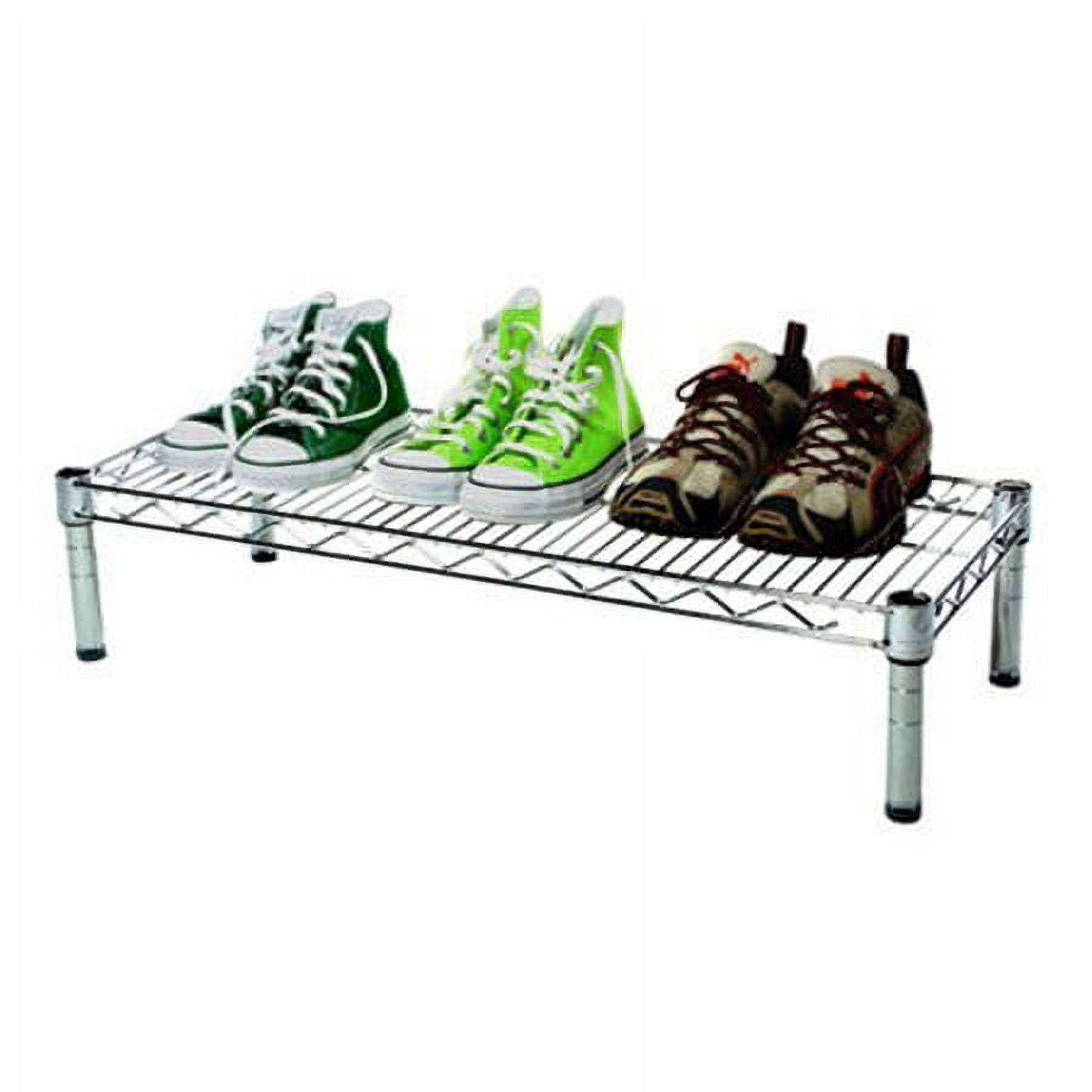 Shelving Inc. 14" d x 30" w Chrome Wire Shelving with 1 Tier Shelf ...