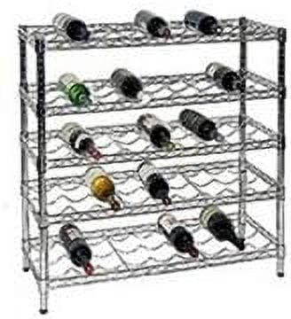 Shelving Inc. 14"d x 36"w x 34"h Wine Rack with 5 Shelves, Weight ...