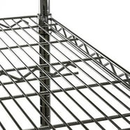 TRINITY EcoStorage® 5-Tier Commercial Wire Shelving w/ Baskets & Wheels ...