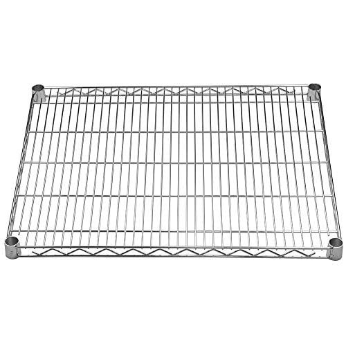Shelving Inc. 24"d x 30"w Chrome Wire Shelving with 1 Tier Shelf ...