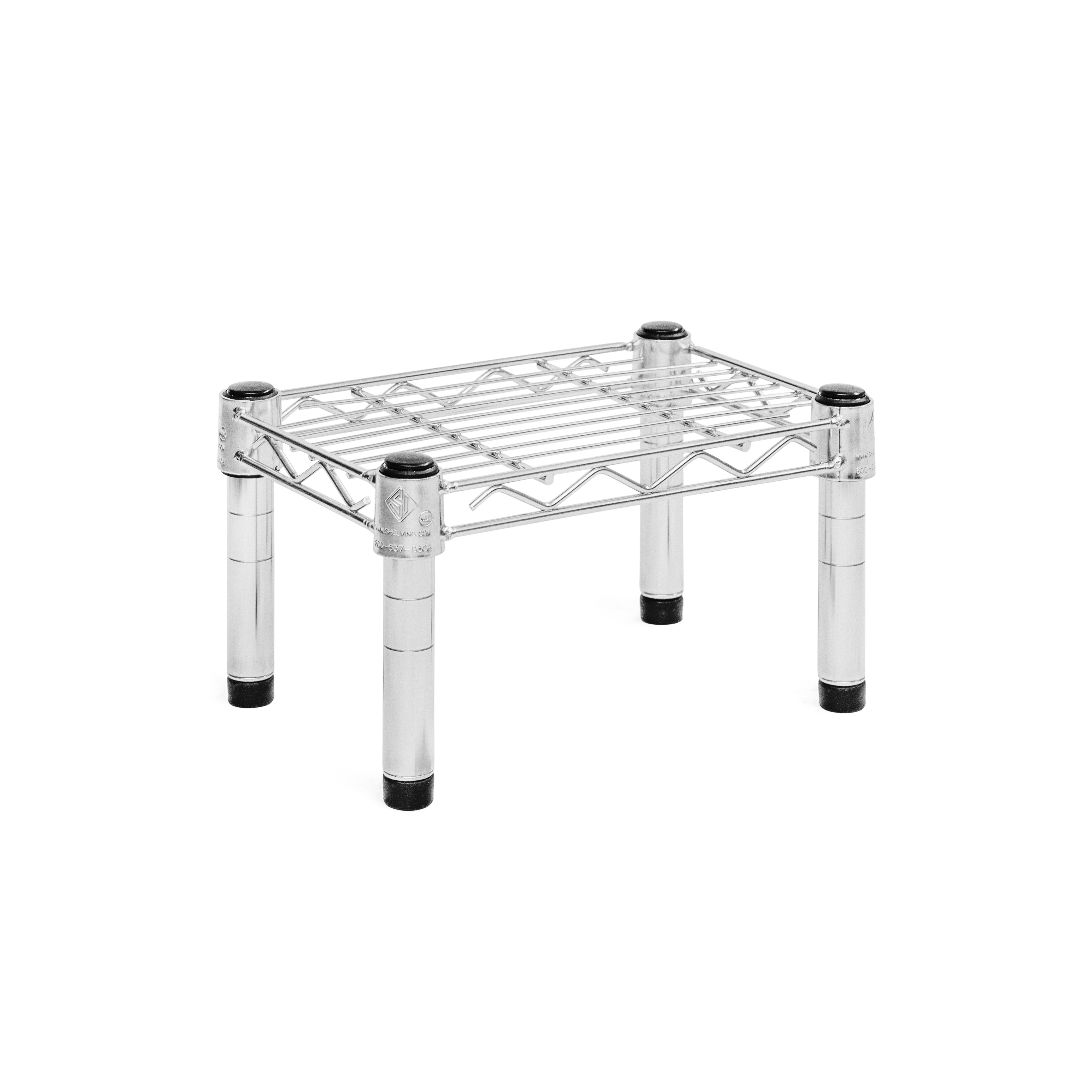 Shelving Inc. 8" d x 12" w Chrome Wire Shelving with 1 Tier Shelf ...