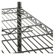 Shelving Inc. 18" d x 72" w Chrome Wire Shelving with 2 Shelves ...