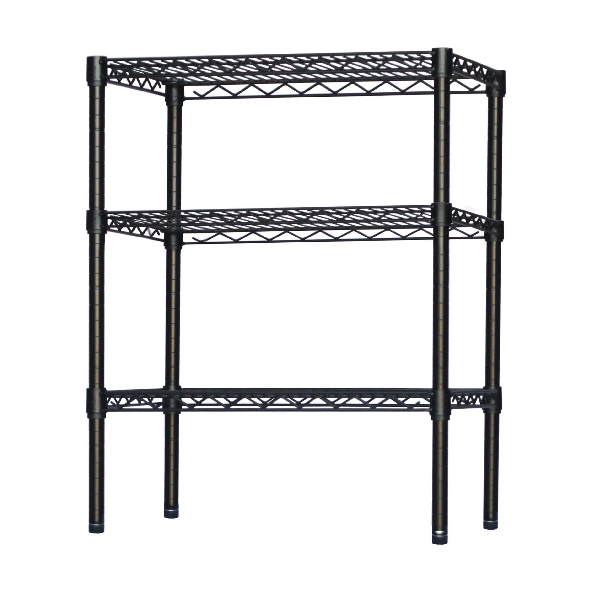 Turn-N-Tube 3-Tier Compact Multi-Purpose Shelf Display Rack, Set of 2 ...
