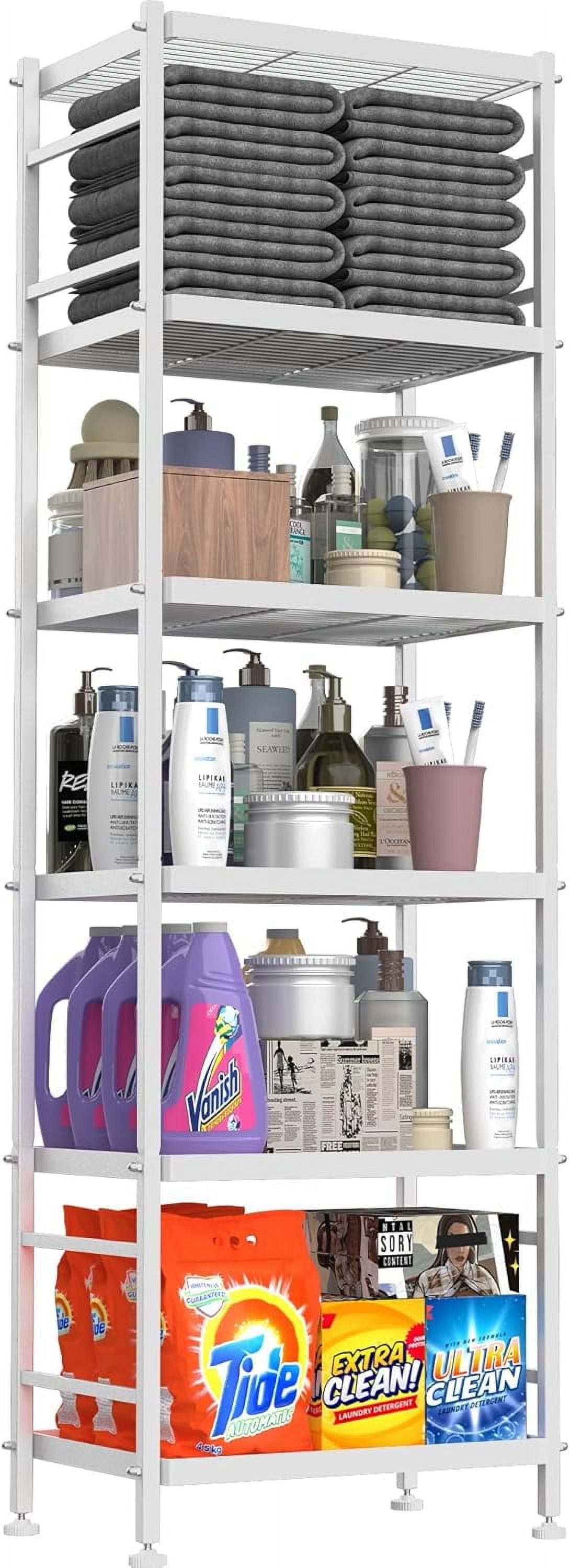 Shelving Metal Storage Rack Shelves, Standing Storage Shelf Units for ...