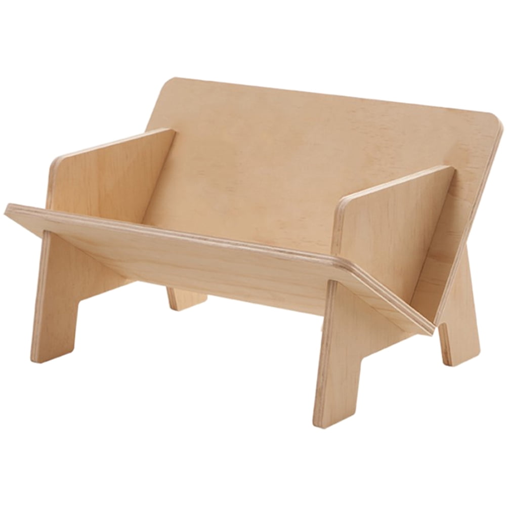 Shelving Storage Wooden Bookshelf Sloping Organizer Student - Walmart.com