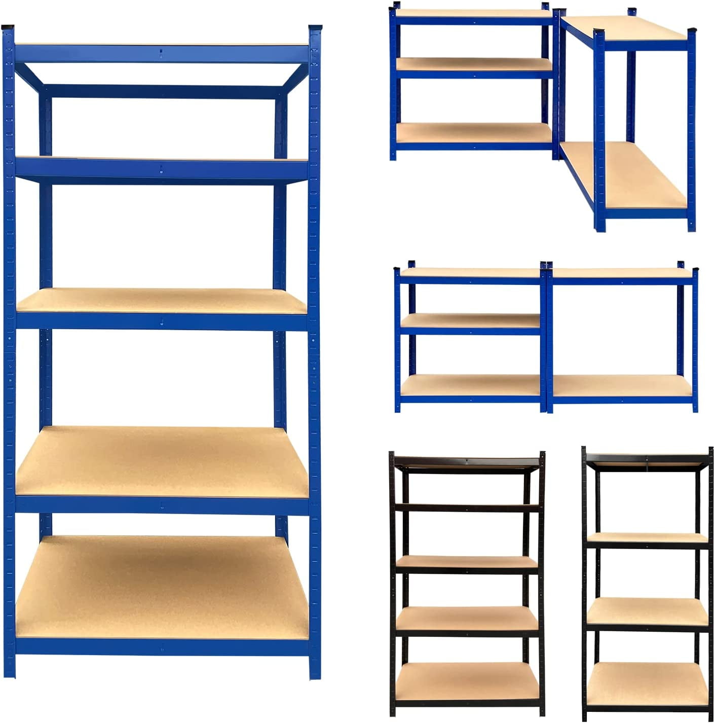 Shelving Units for Storage, Garage Shelving Units, 5 Tier Heavy Duty ...