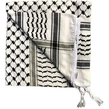 Scarf Keffiyeh Hatta Wide With Tassels Shemagh Keffiyeh Arab ...