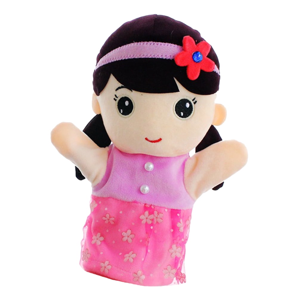 Shen 1PC Family Hand Puppet Plush Storytelling Educational for Toddlers ...
