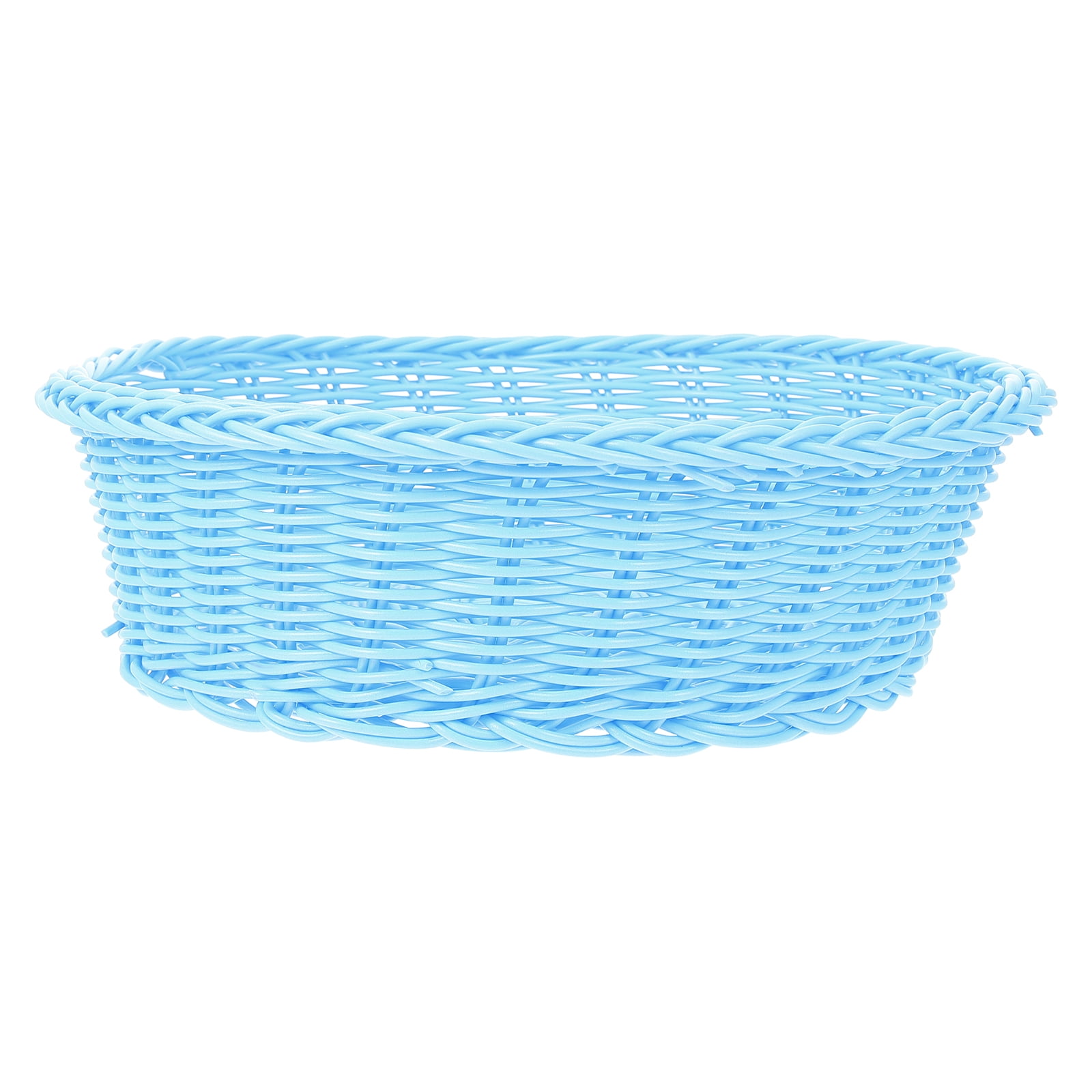 Shen Blue Rattan Storage Basket for Kitchen Use - Walmart.com