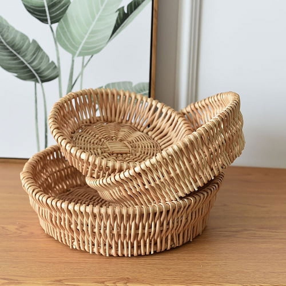 shen mei da fu shi Hand-Woven Rattan Basket, Decorative, Lightweight ...