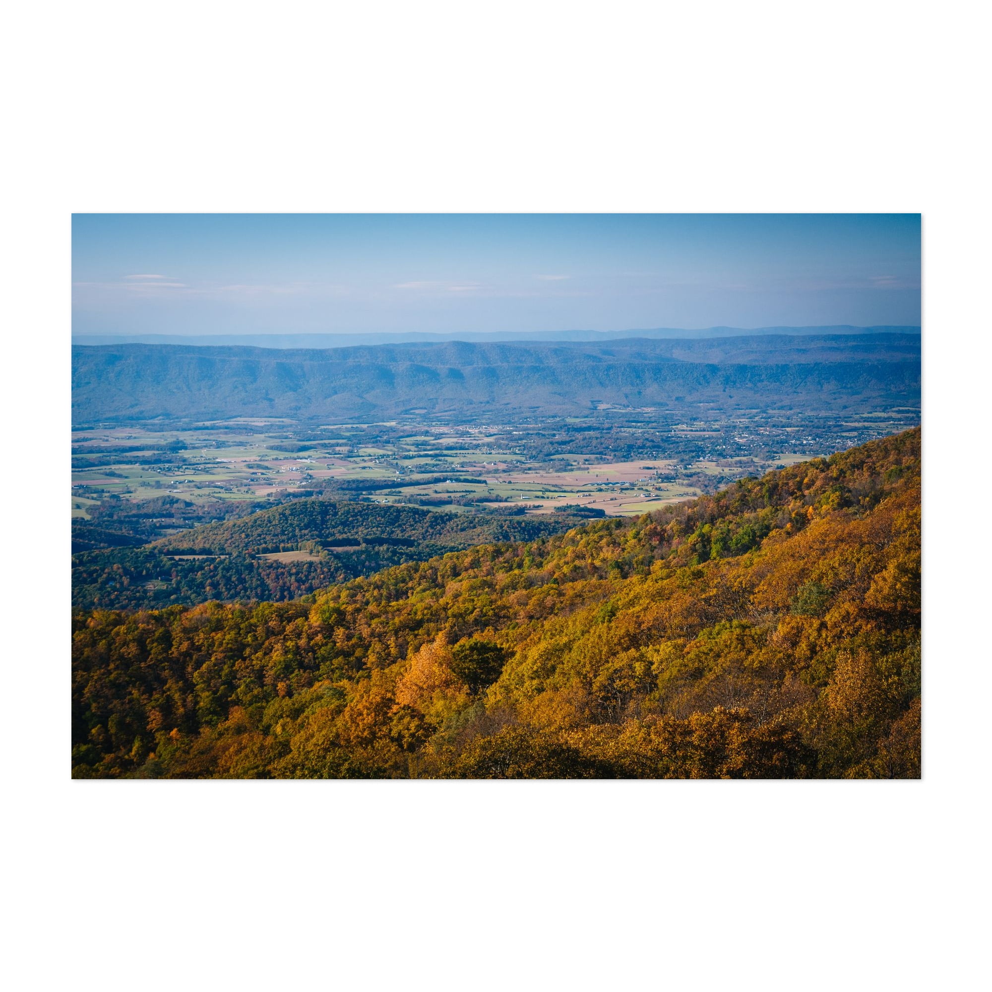 Shenandoah Autumn - Virginia Photography Autumn Landscape Mountain ...