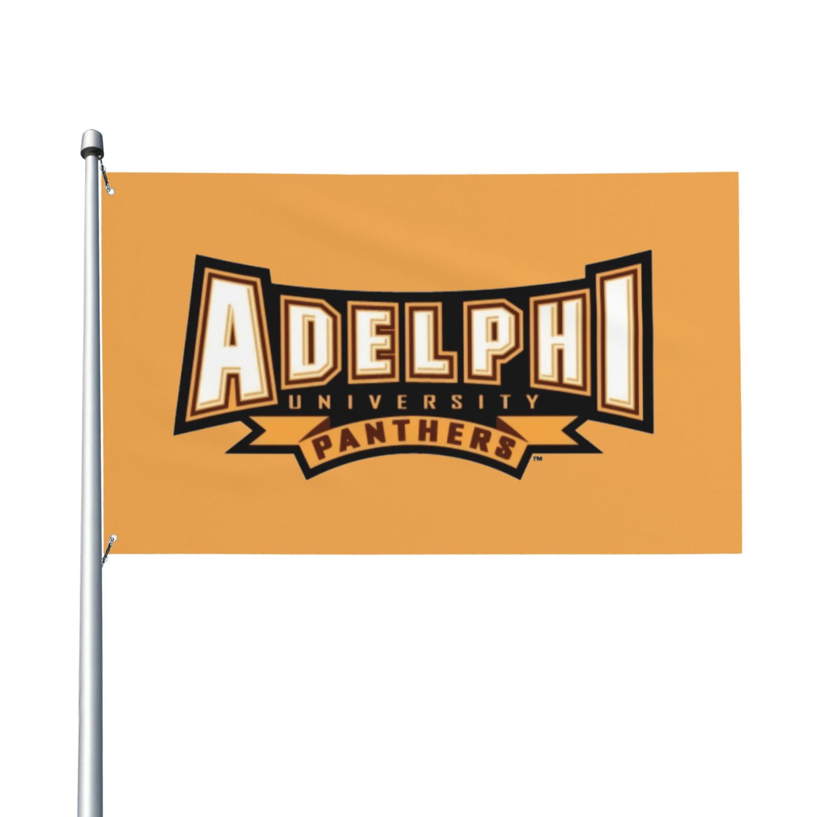 Adelphi University Logo Flag 3x5 Outdoor ,Sewn Stripes, Stronger Brass ...