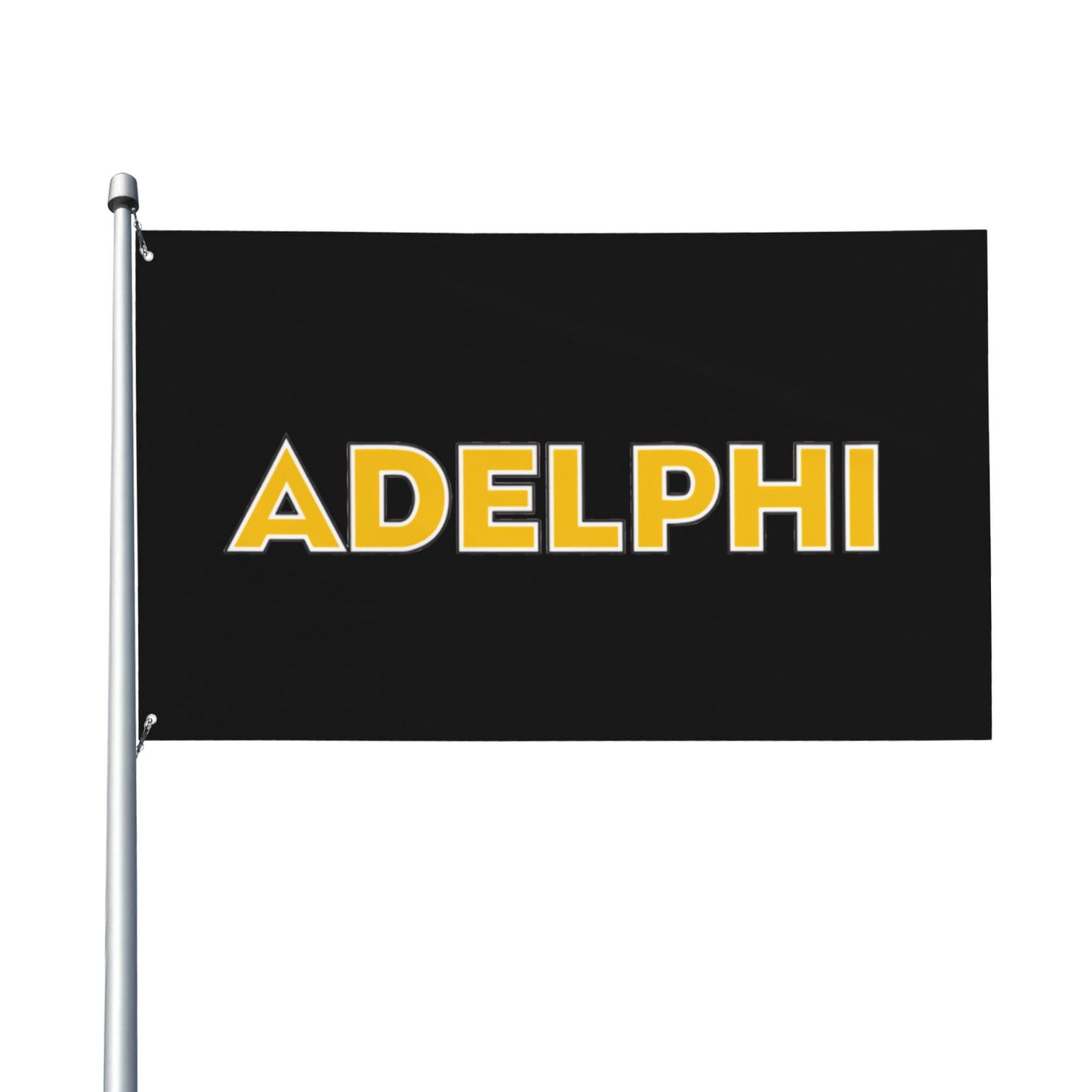 Adelphi University Logo Flag 3x5 Outdoor ,Sewn Stripes, Stronger Brass ...