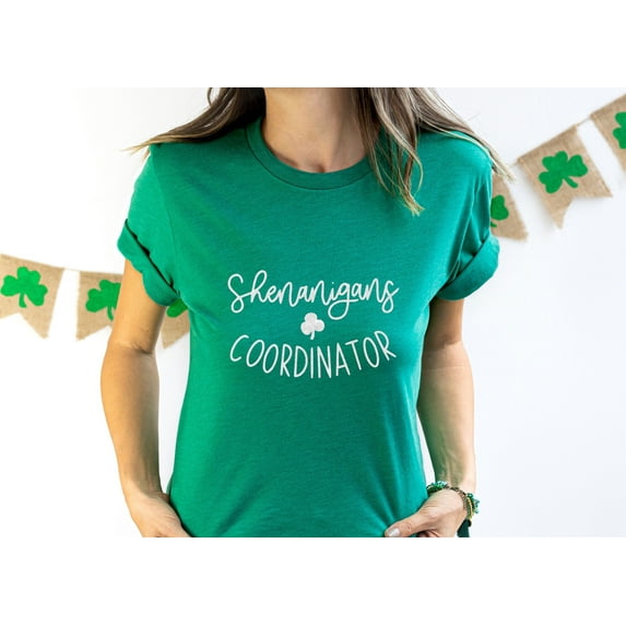 Shenanigans Coordinator St Patrick's Day Shirt,Lucky Shirt,Happy Go ...