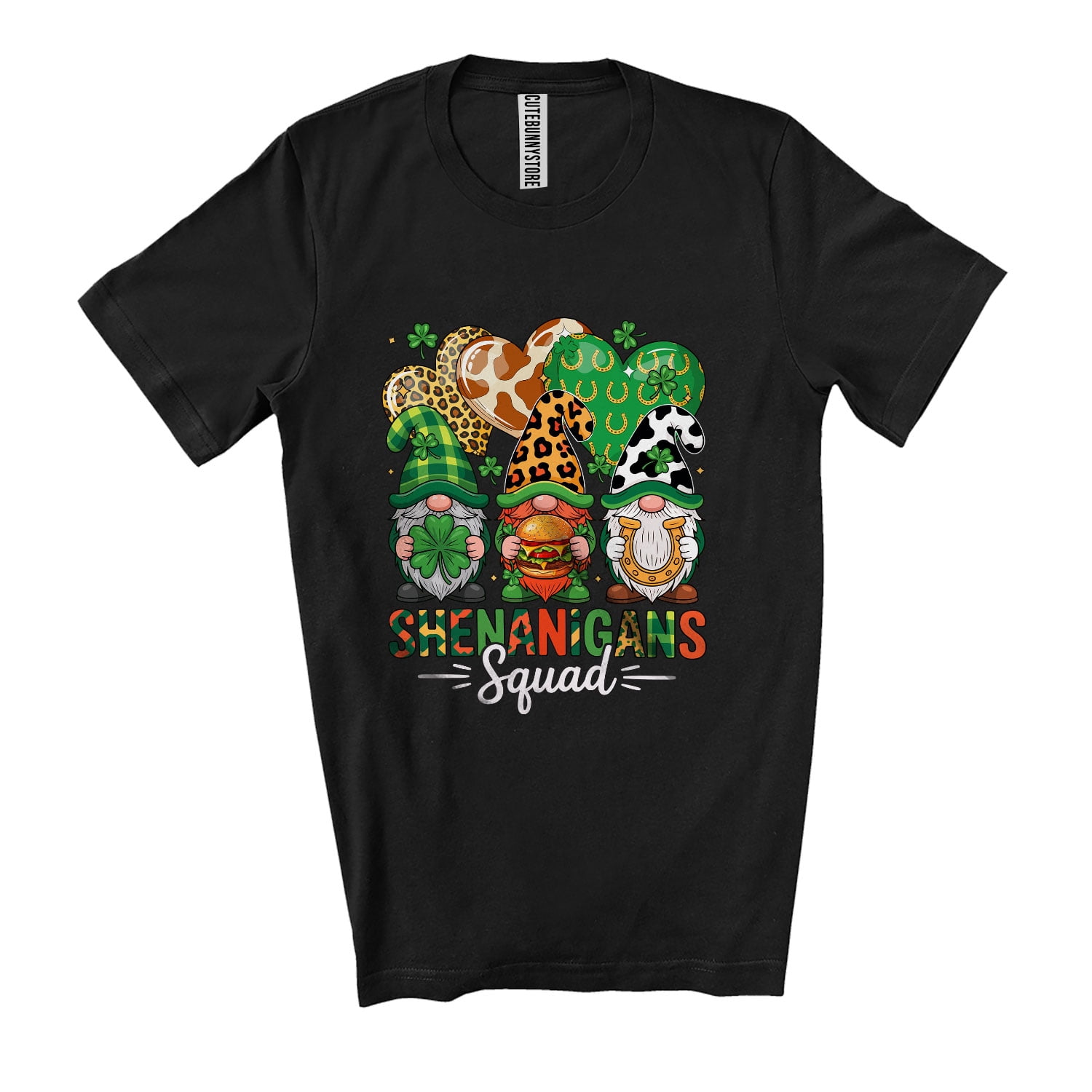 Shenanigans Squad; Lovely St. Patrick's Day Leopard Gnomes Eat ...