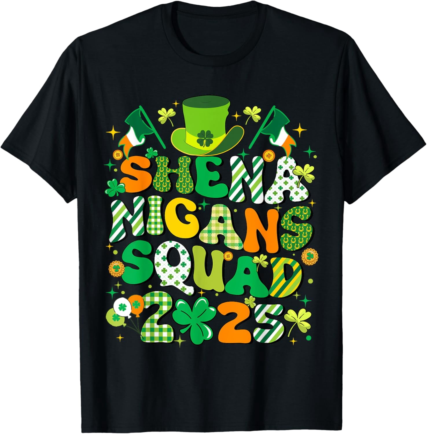 Shenanigans Squad St Patricks Day 2025 Family Women T-Shirt - Walmart.com