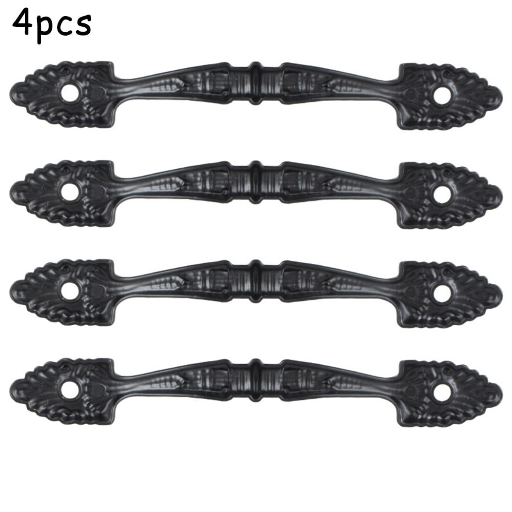 Sheng Yi Home Improvement,Hardware,4pcs Black Antique Cast Iron Kitchen ...