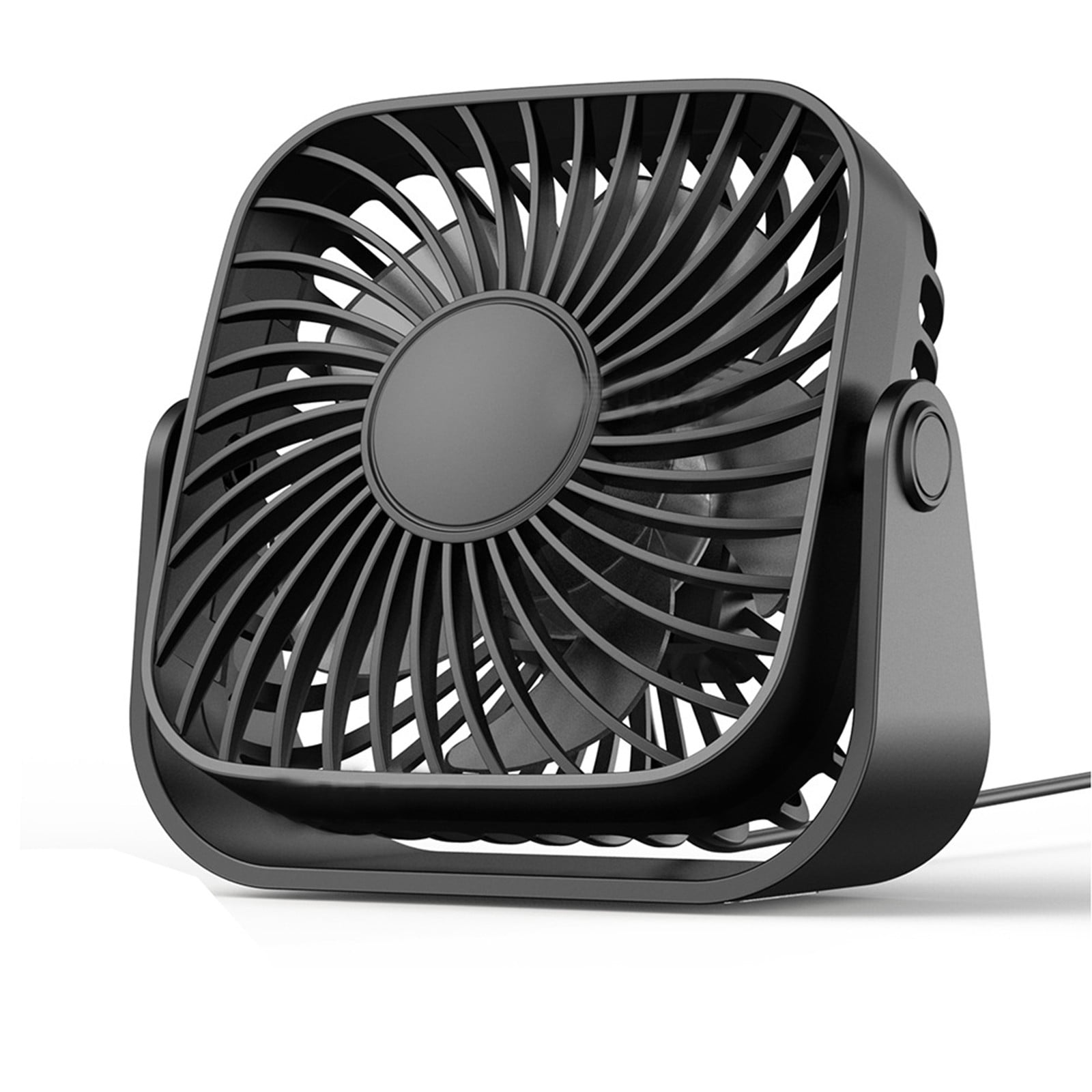 Sheng Yi Mini Portable Desk Fan, Personal Fan, Table, USB, Quiet, 3 ...