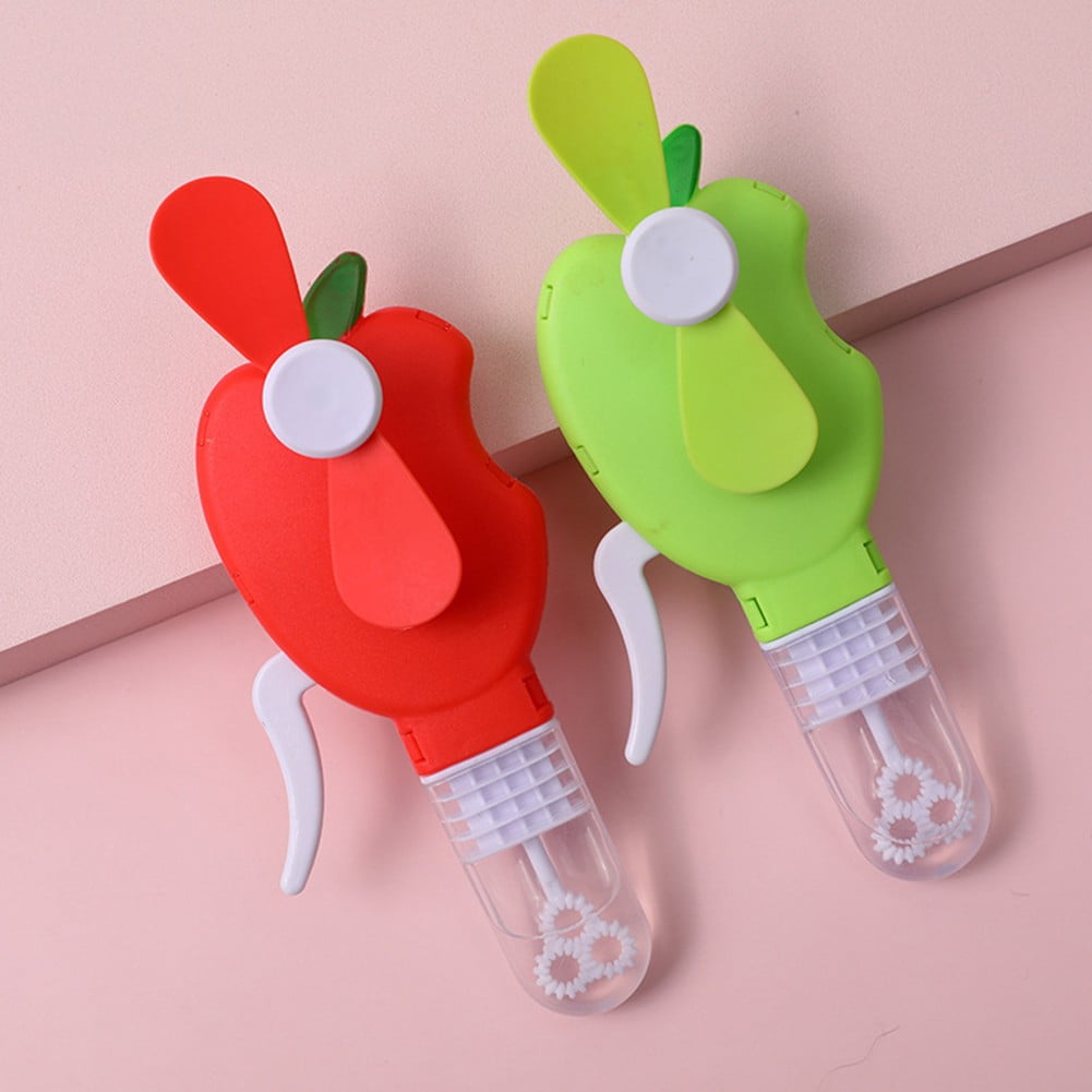 Sheng Yi Multifunctional hand fan bubble fan manual fan cartoon fruit ...